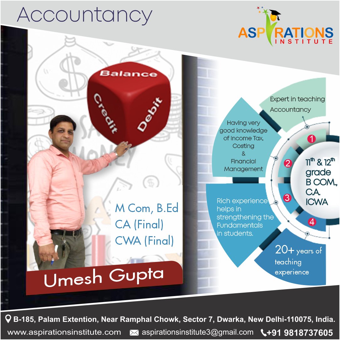 Best Class 12 Accountancy Tuition Call 9818737605