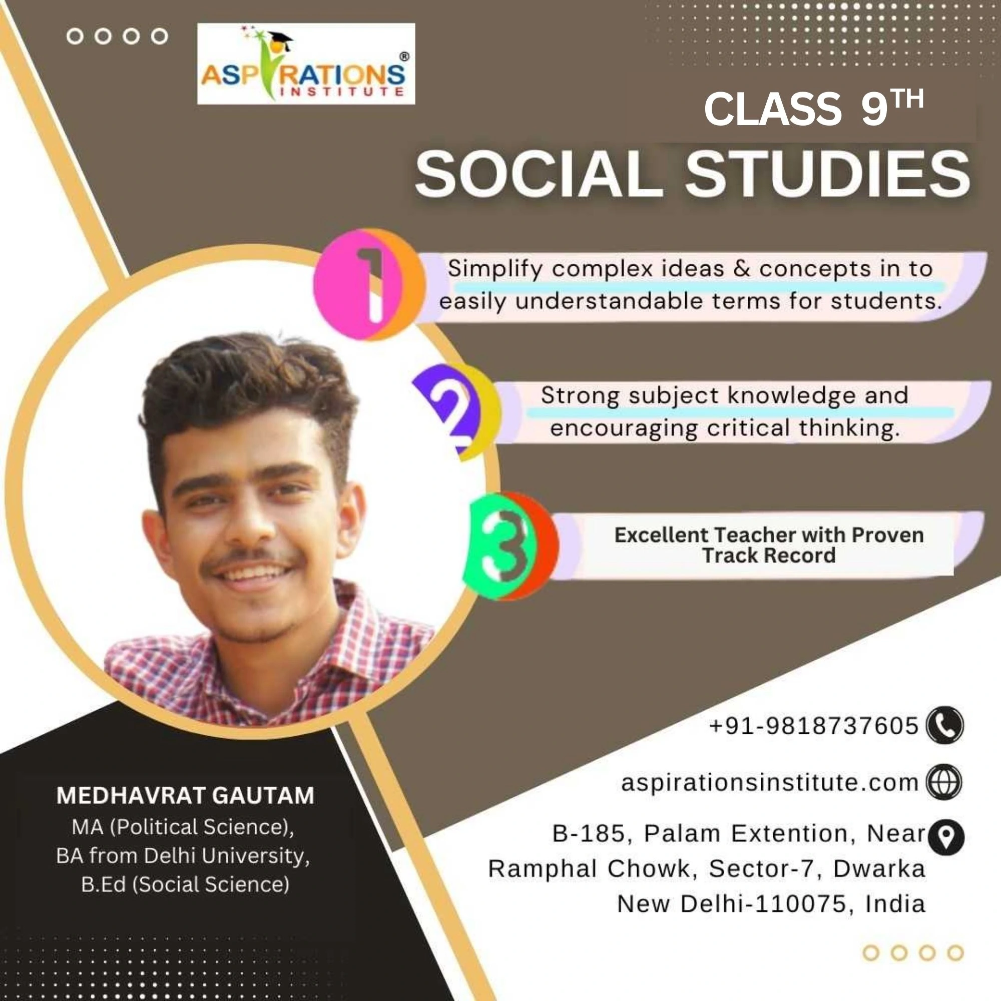 CBSE Class 9 SST Tuition in Dwarka | Social Science Coaching